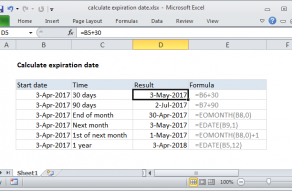 Excel EOMONTH function | Exceljet